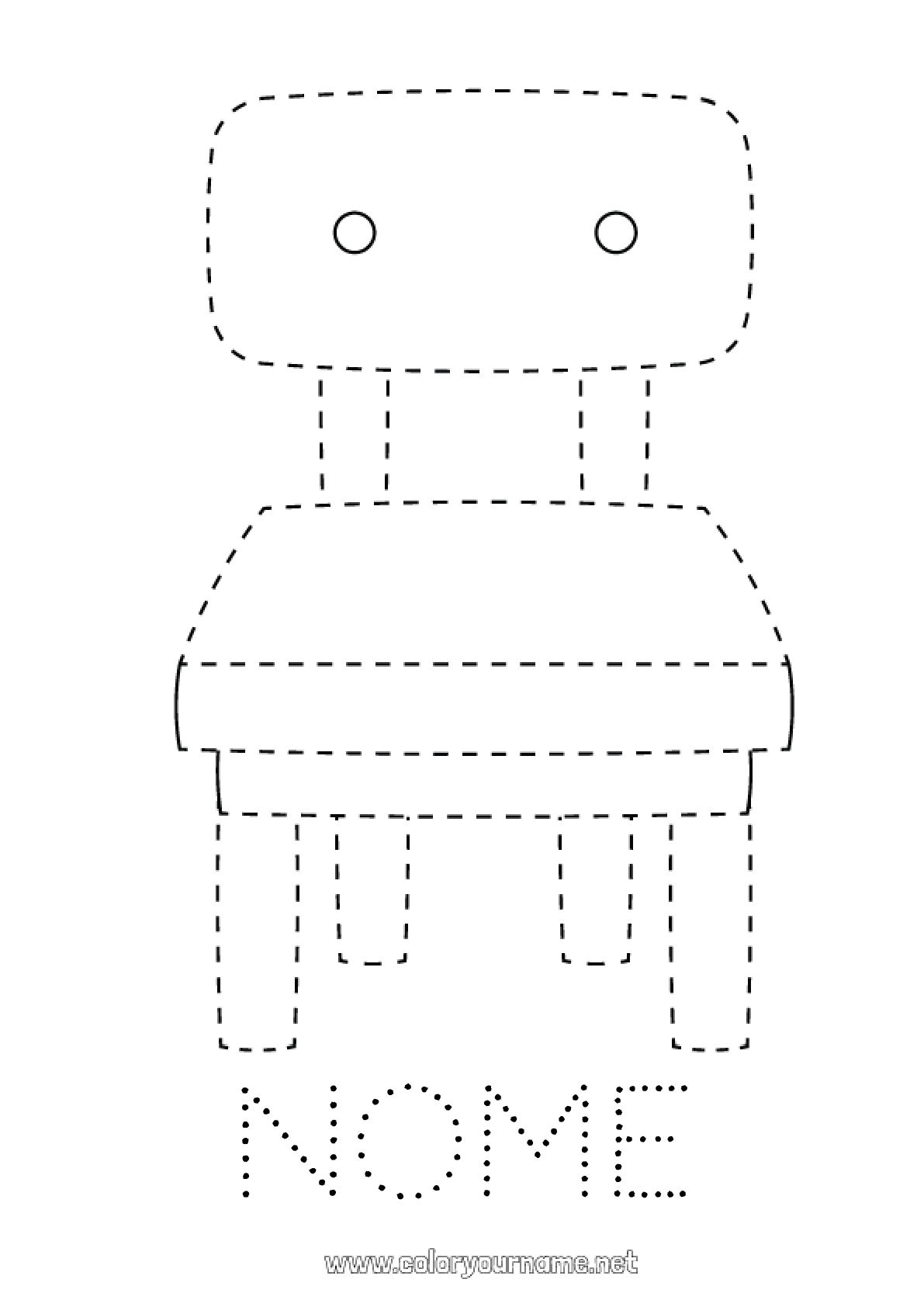 Pagina da colorare n.1340 - Attività per Bambini Punti da unire Traccia ...