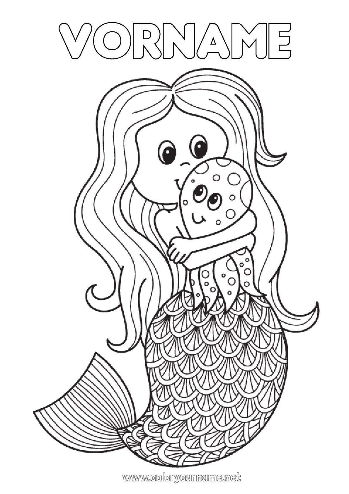 Malvorlage Nr.1495 - Mandala Qualle Meer