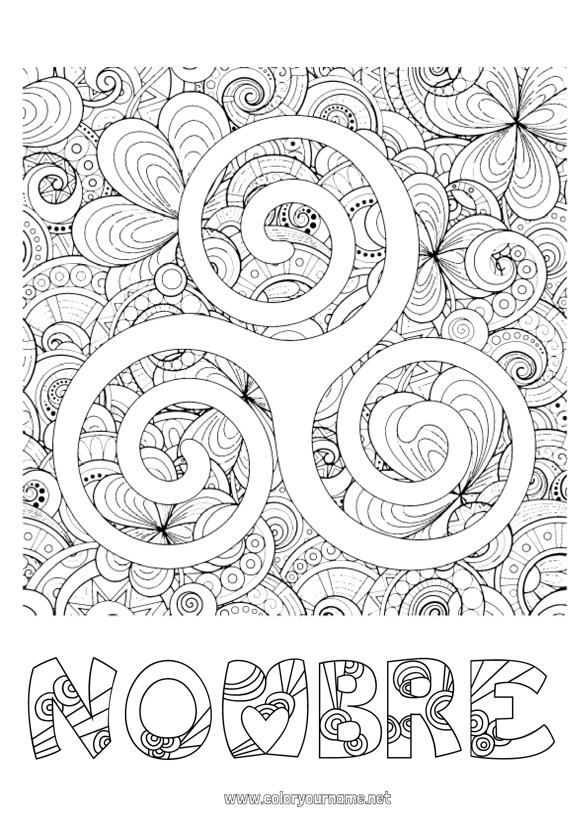 Nº de colorear 1500 - Mandala Trébol Irlanda