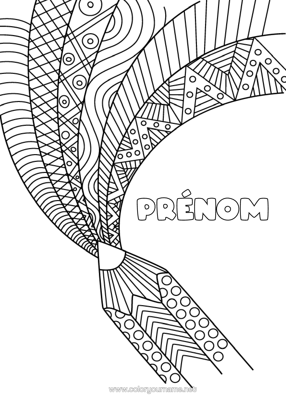 Coloriage n°1737 - Calme et zen Art Mandala