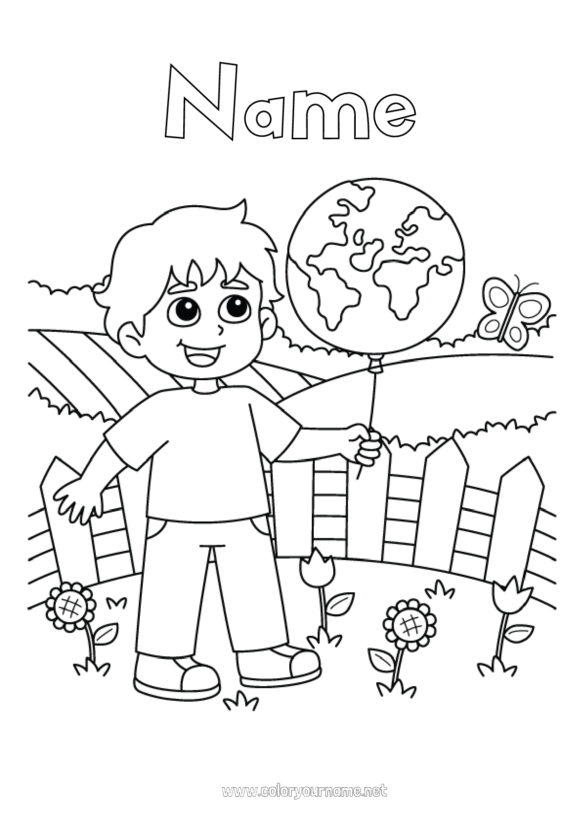 Coloring page No.1881 - Ecology Intermediate coloring pages Earth