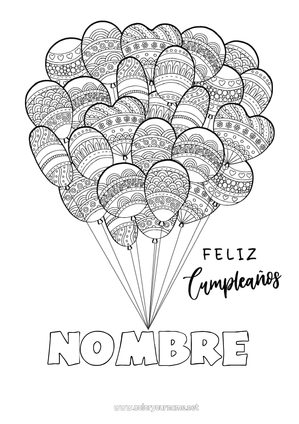 Nº de colorear 90 - Mandala Papá Chica