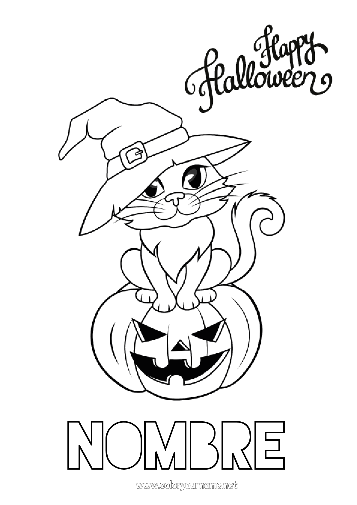 Jack O'Lantern : 2 dibujos para colorear gratis para imprimir y ...