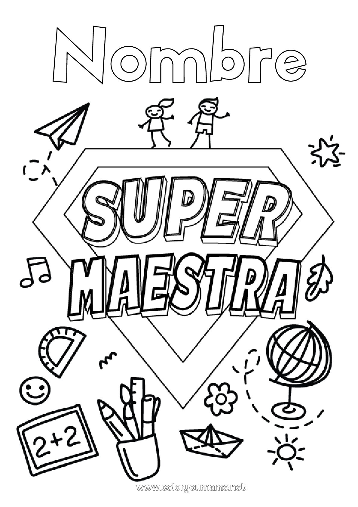 Nº de colorear 2272 - Héroe Maestra, Maestro Insignia Super