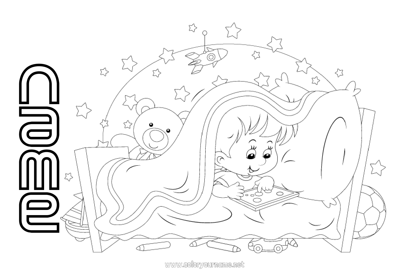 Coloring page No.236 - Boy