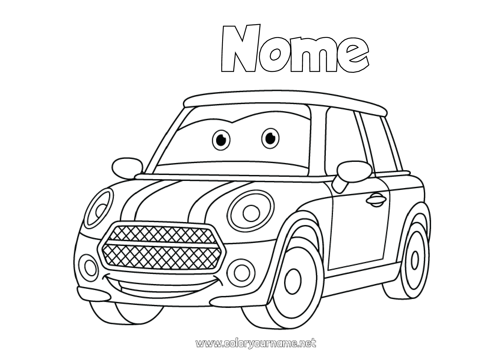 Pagina da colorare n.2758 - Veicoli Auto Auto, van e camper