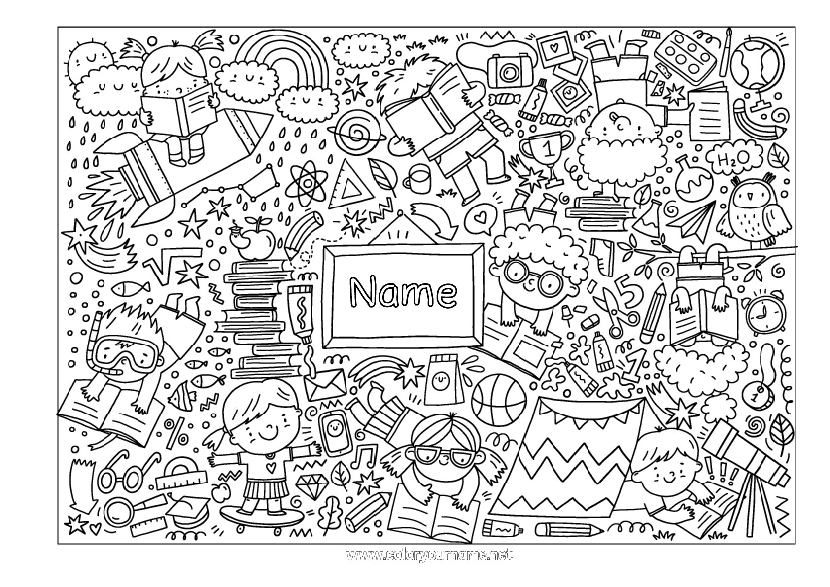 Coloring page No.2763 - Child Complex coloring pages Book