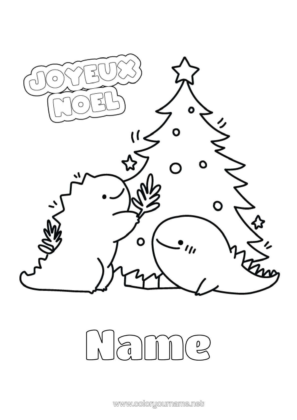 Coloring page No.2995 - Monster Christmas tree Christmas
