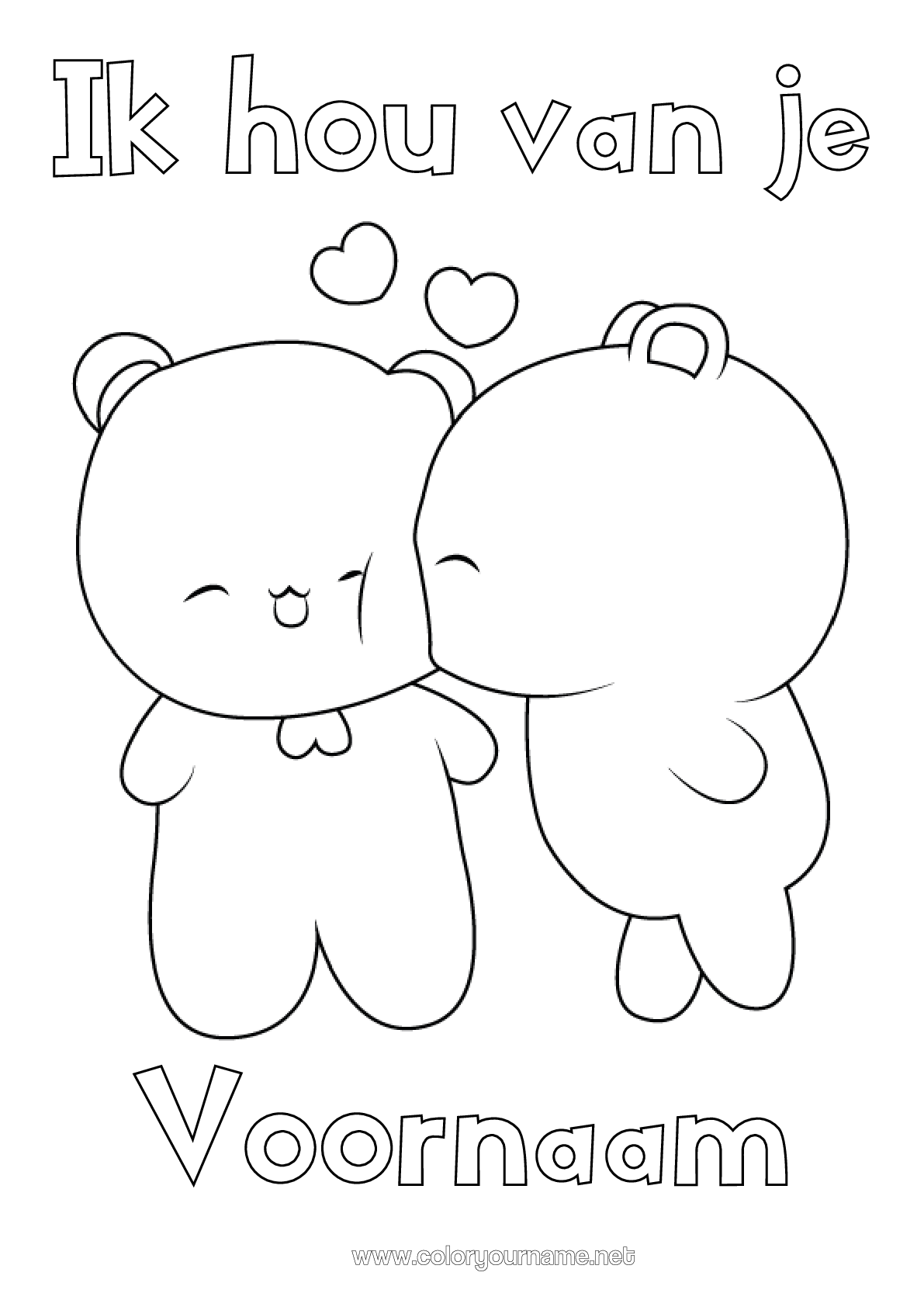 Teddyberen Tekeningen Met Harten