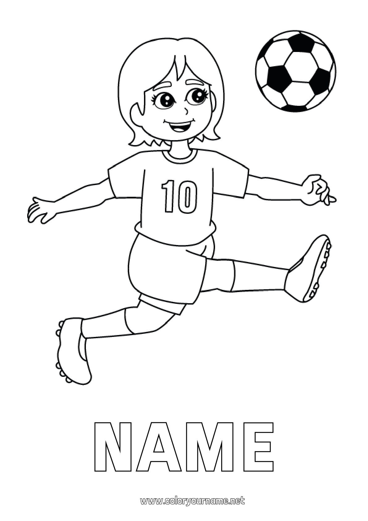 Coloring page No.3766 - Football Soccer ball Sport