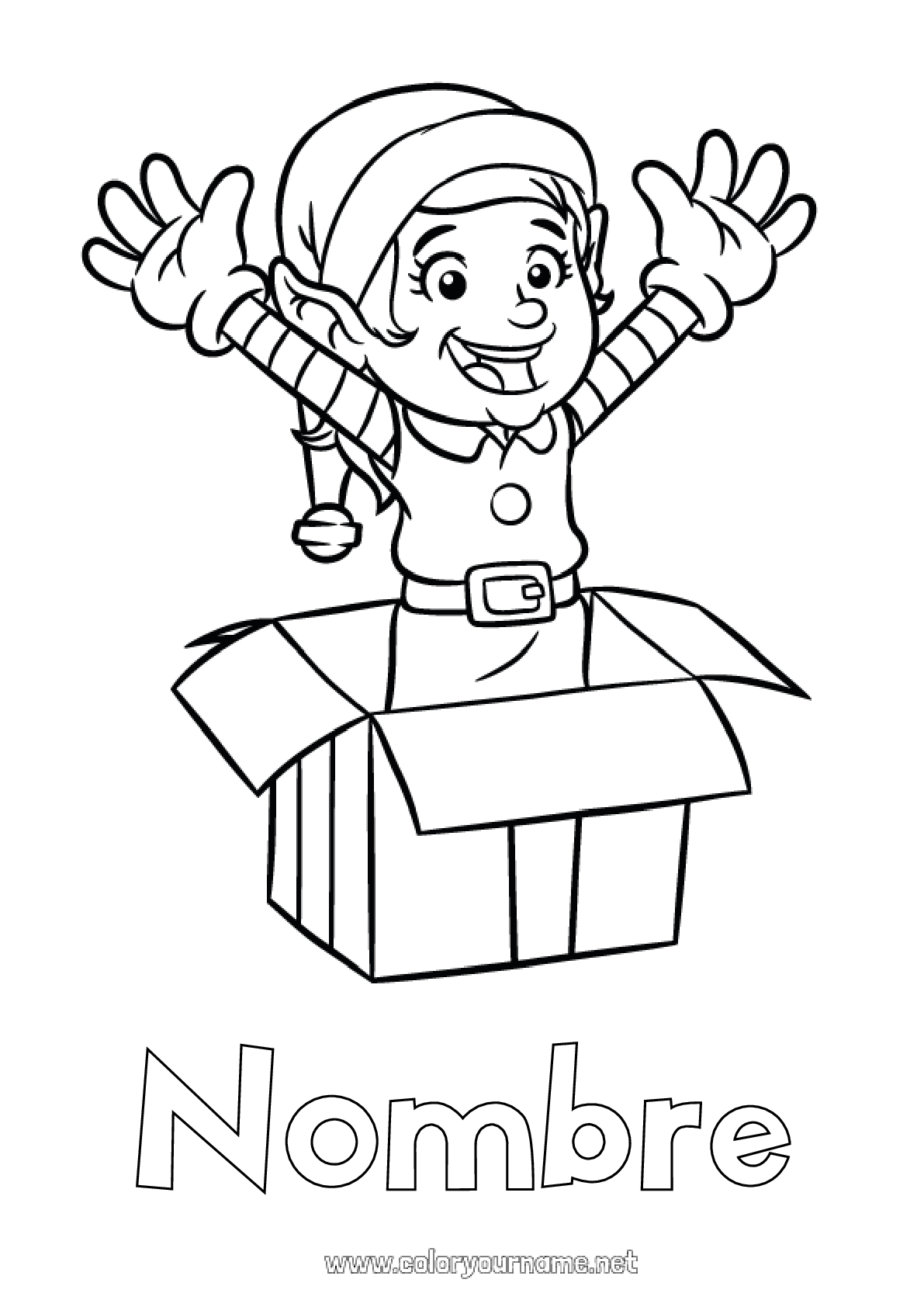 Dibujos de Elfos para colorear : 13 dibujos para colorear gratis para ...