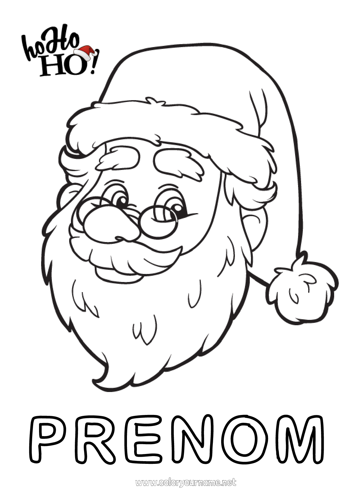 Joyeux Noël : 115 coloriages personnalisables gratuits à imprimer - Page 7