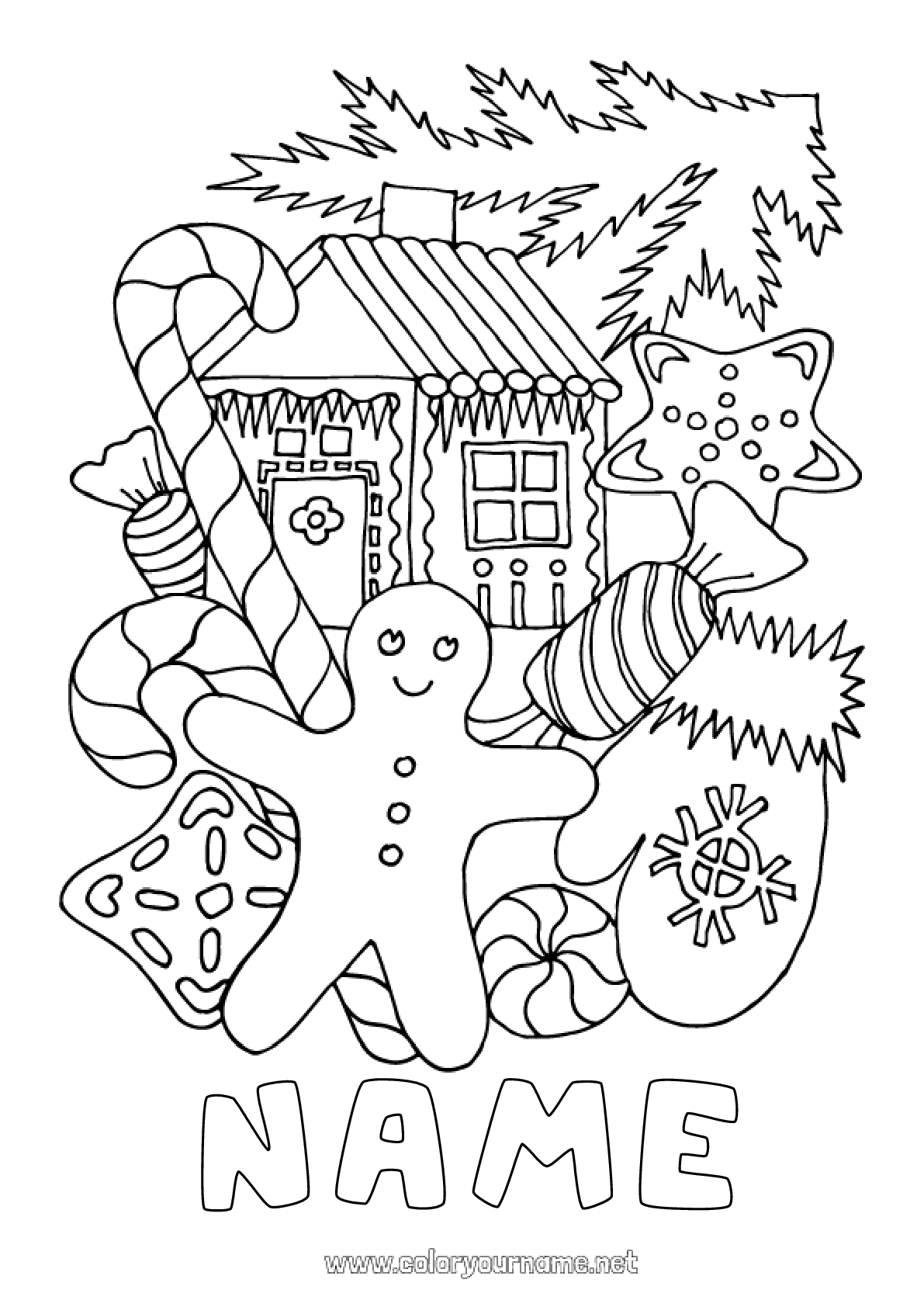 Coloring page No.416 - Christmas