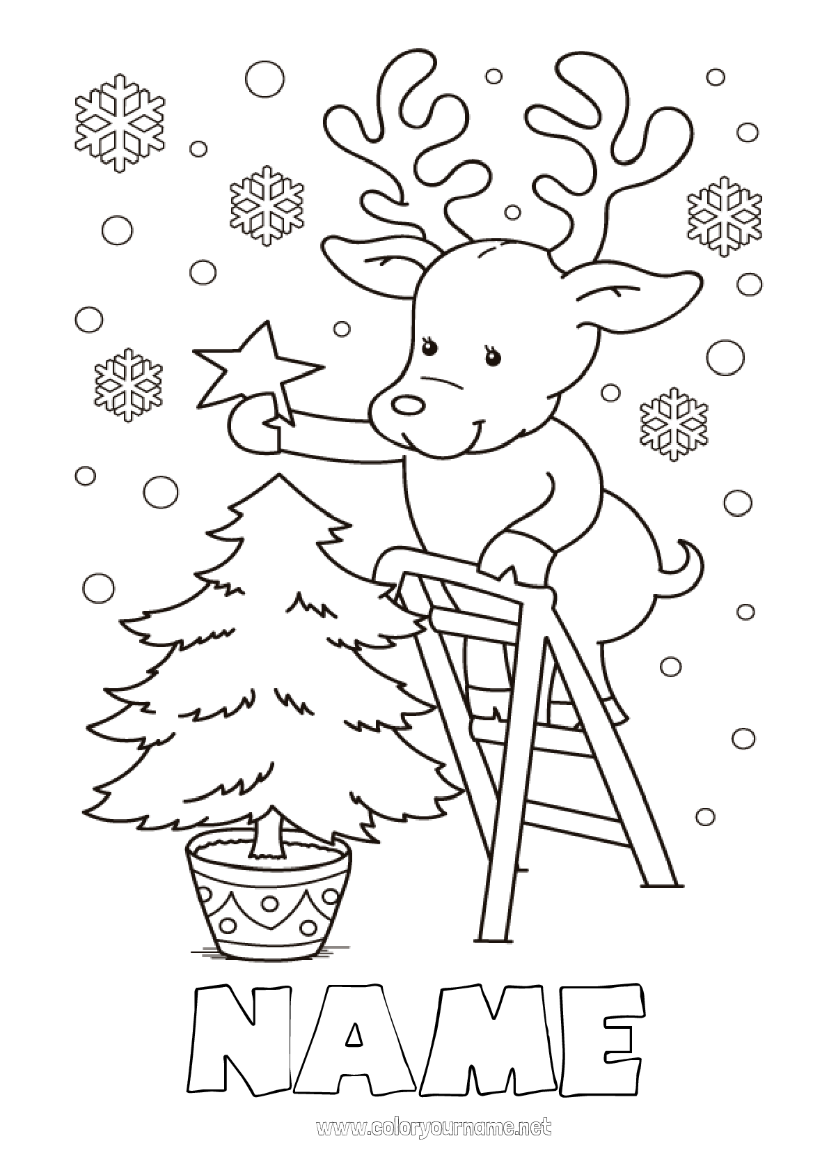 Coloring page No.566 - Snow Winter Snowman