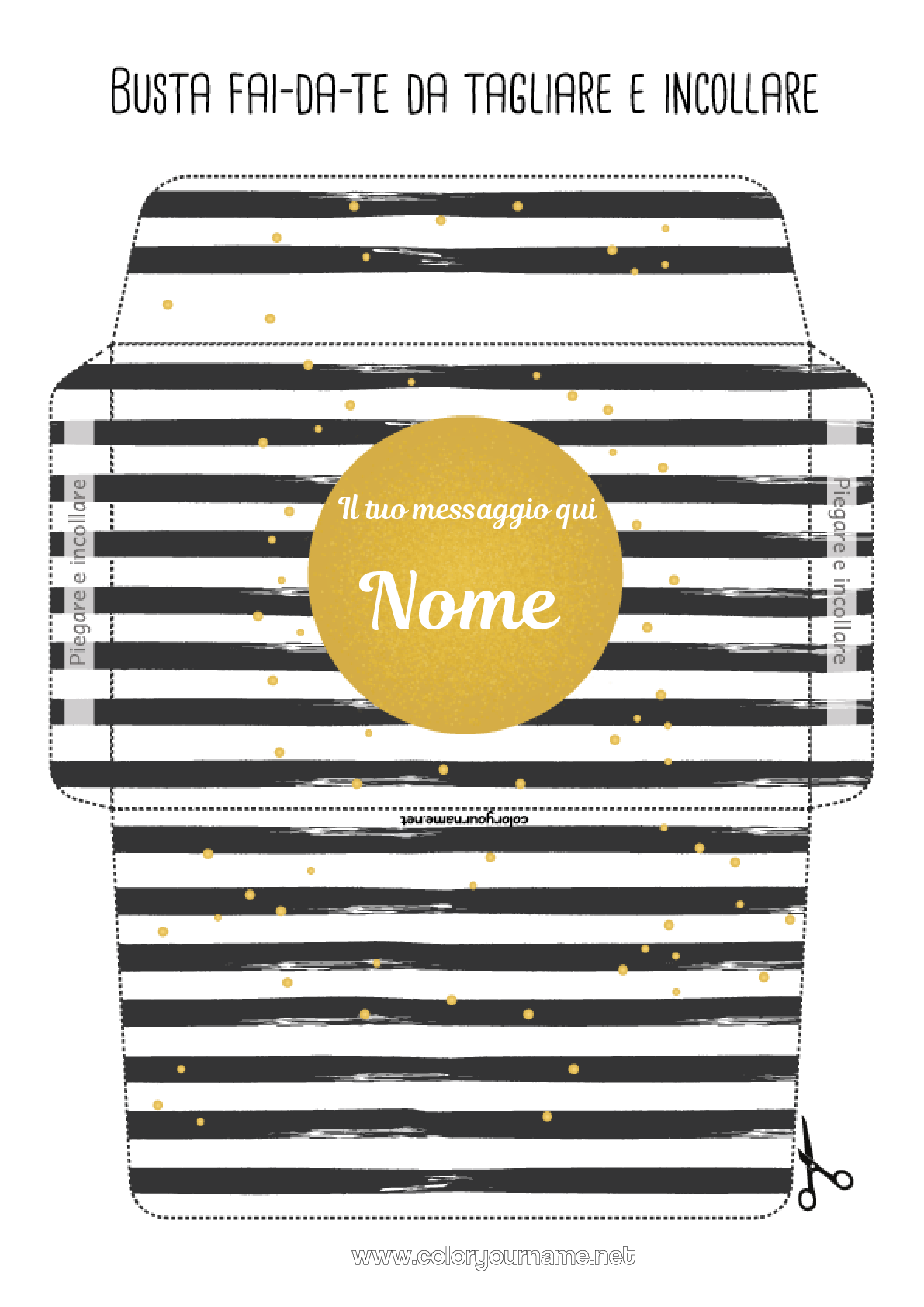 Pagina da colorare n.4246 - Festa Busta Grazie