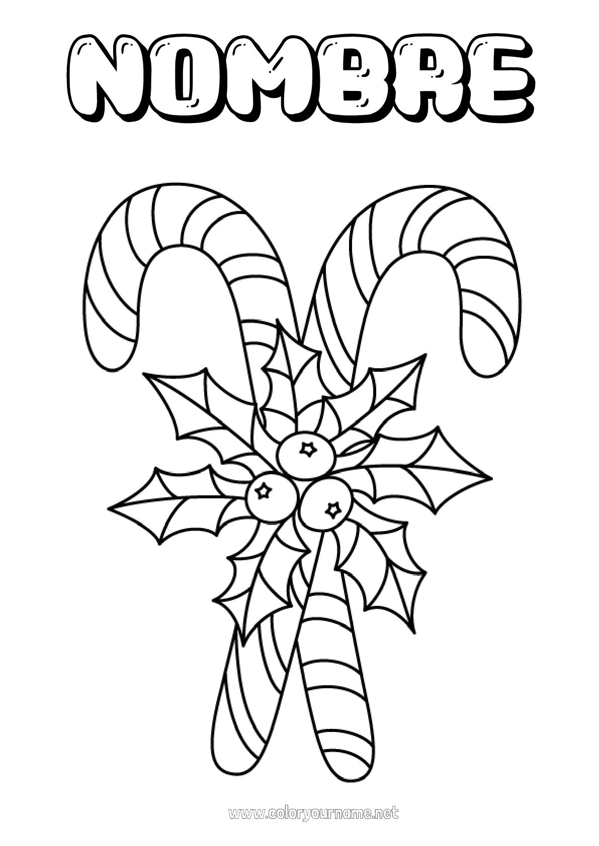 Feliz Navidad : 111 dibujos para colorear personalizables gratis para ...