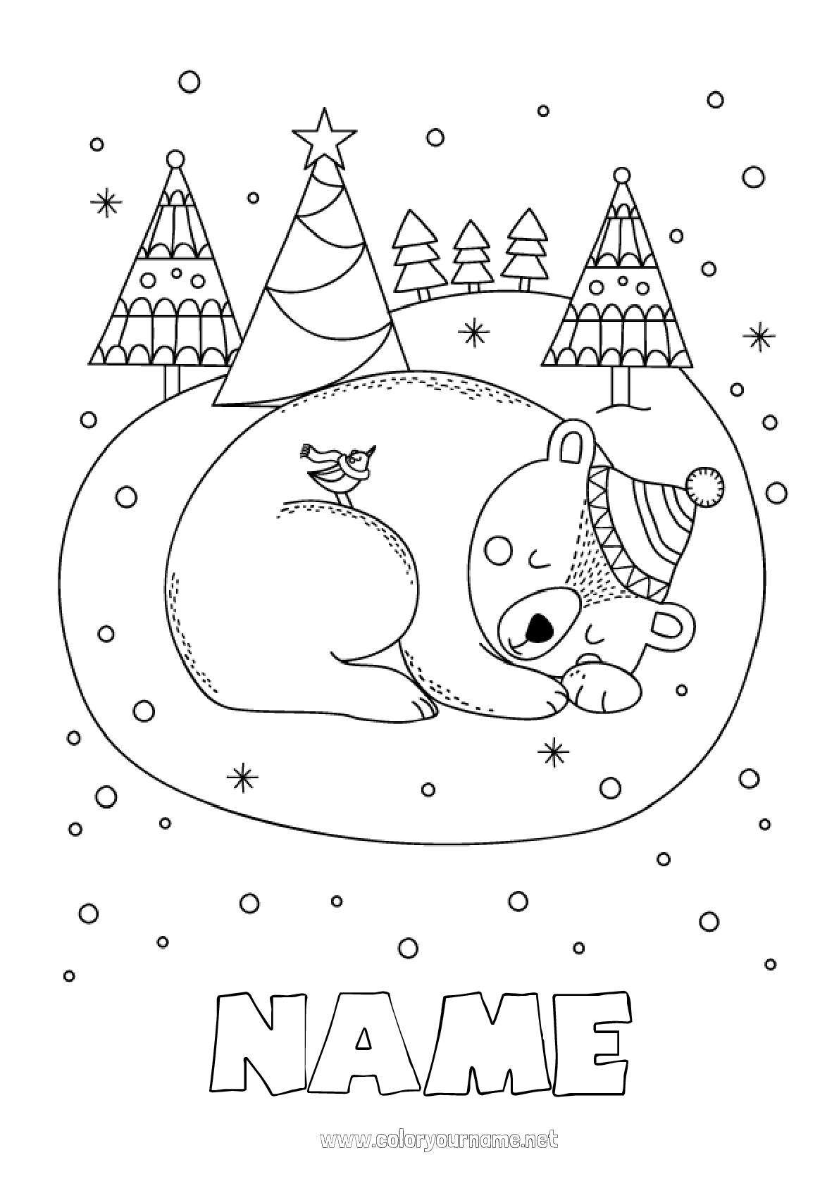 Animals : 33 free customizable coloring pages to print - Page 3