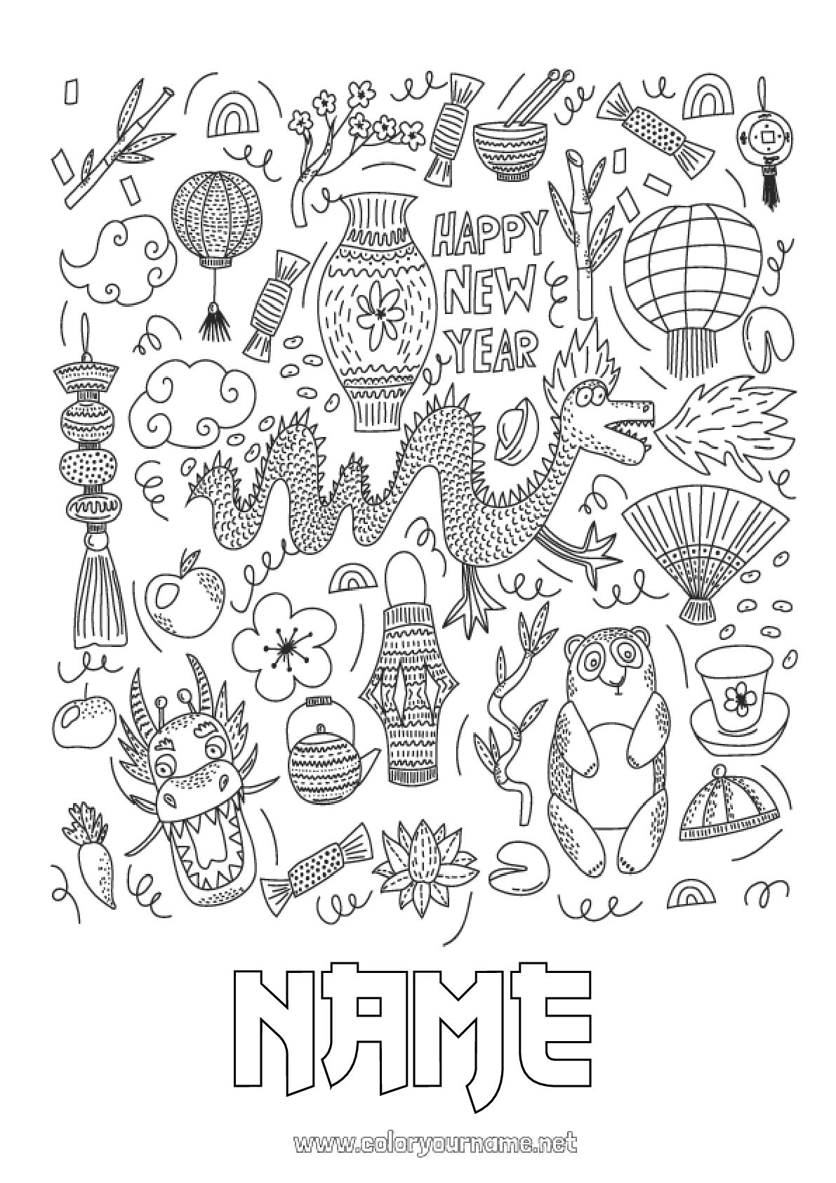 Coloring Page No 625 Chinese New Year coloring-page-no-625-chinese-new-year