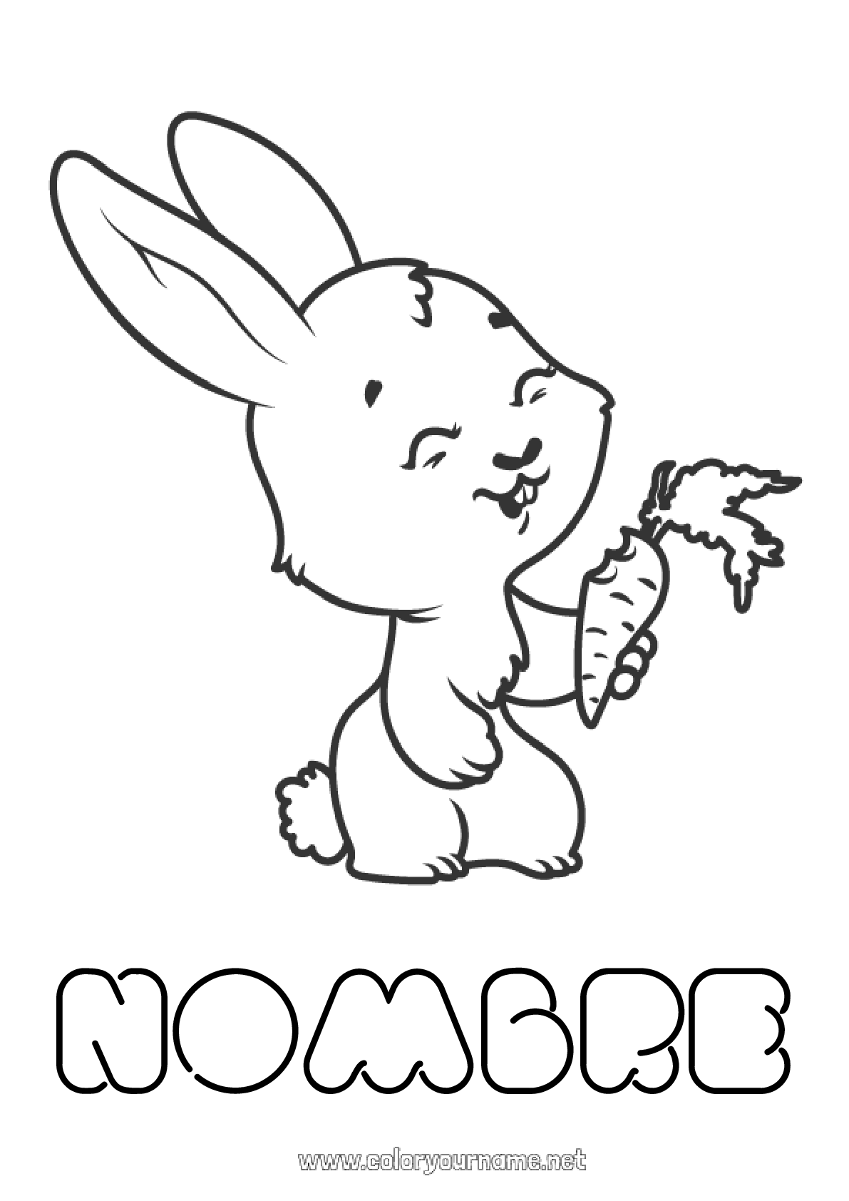 Animales : 13 dibujos para colorear personalizables gratis para imprimir