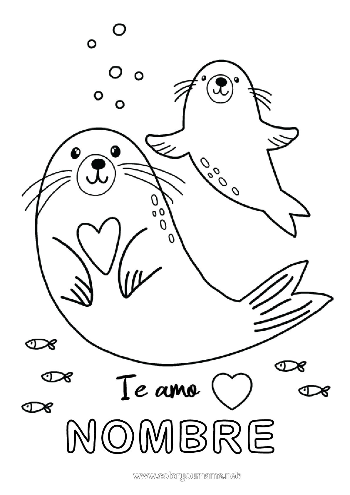 Animales : 326 dibujos para colorear personalizables gratis para ...