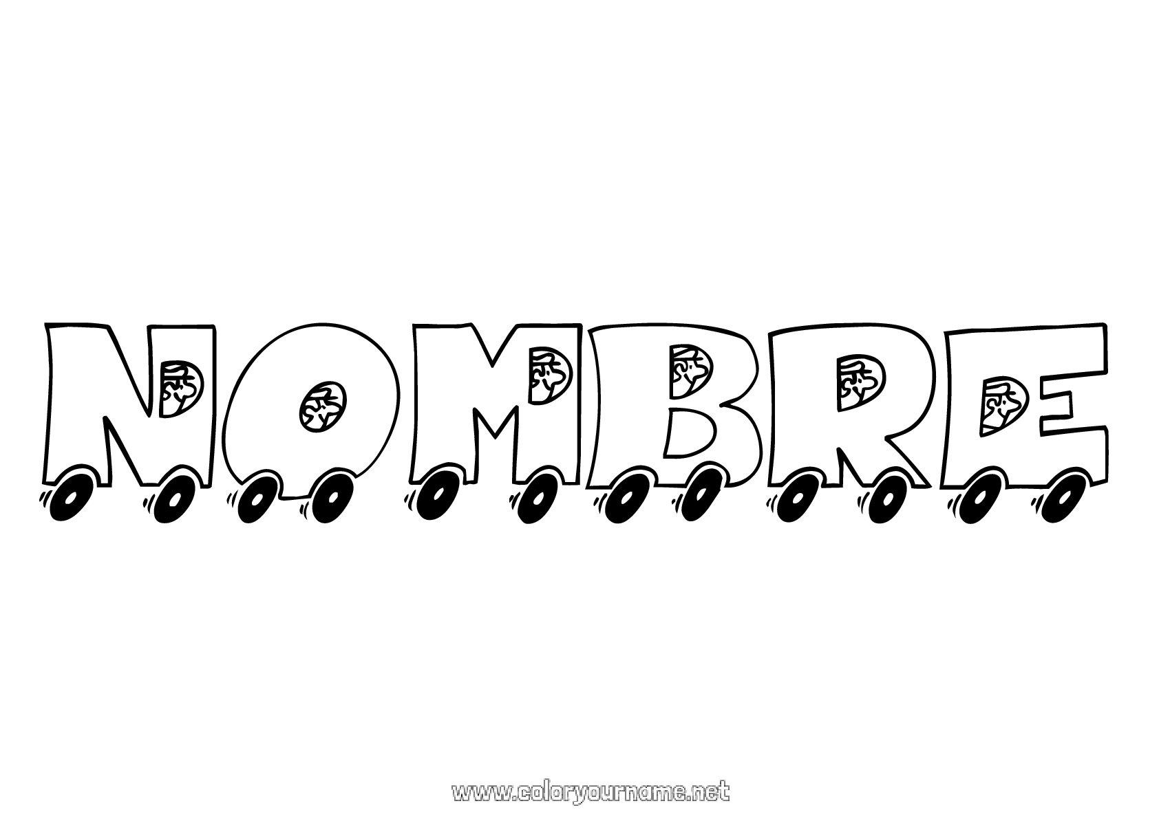 Colorante educativo : 1 dibujo para colorear personalizables gratis ...