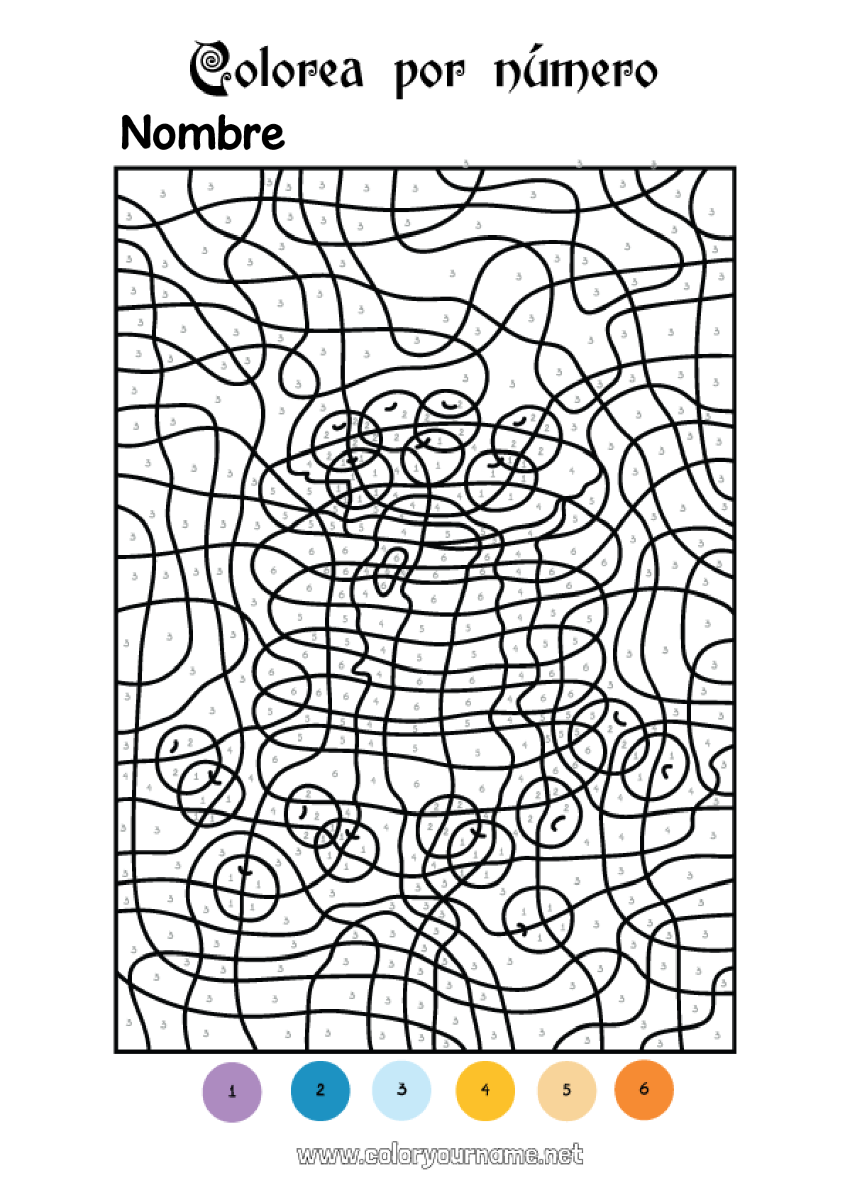 Nº de colorear 867 - Colorear por números Actividades para niños Fiesta ...