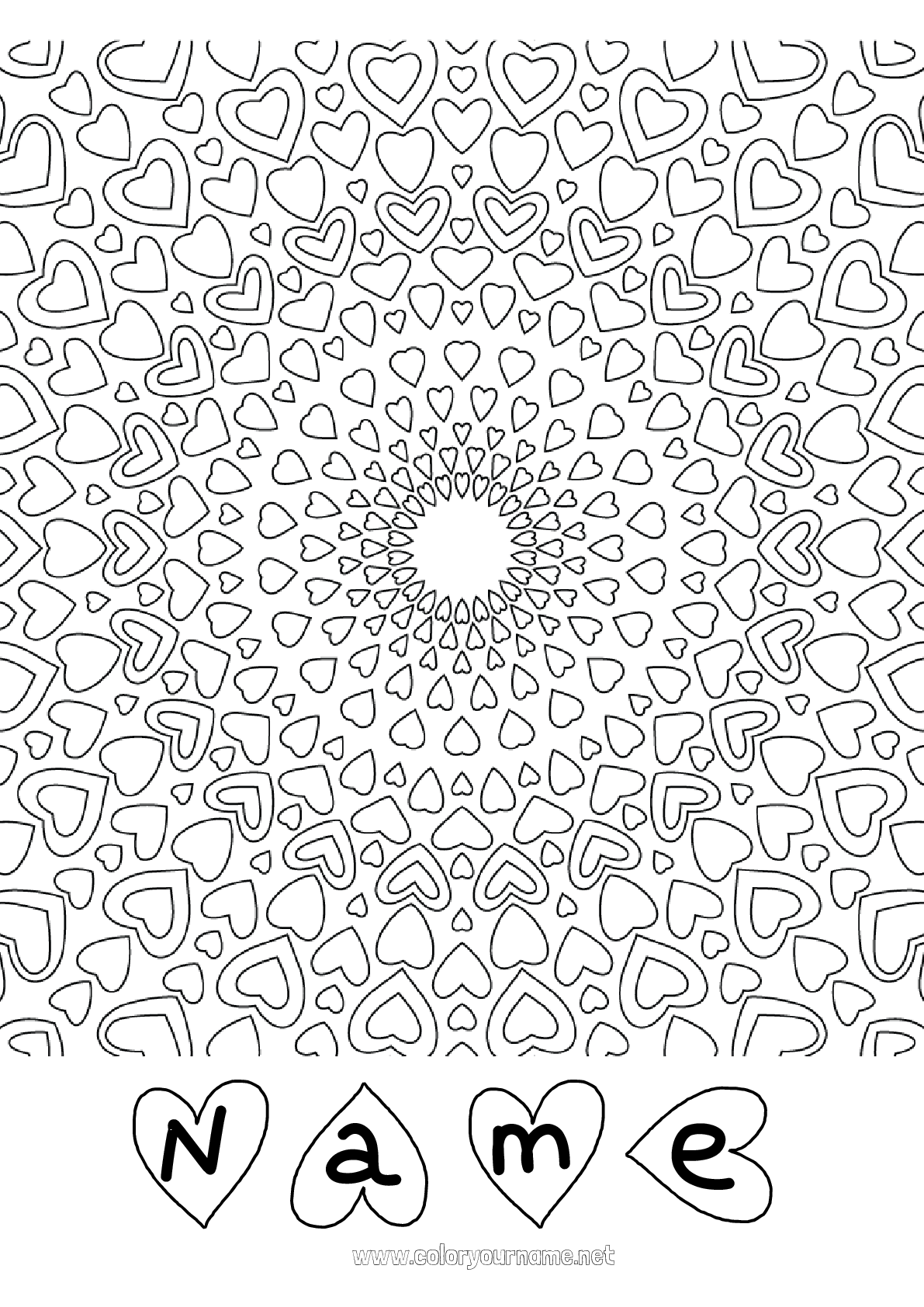 I Love You Coloring Pages For Teenagers