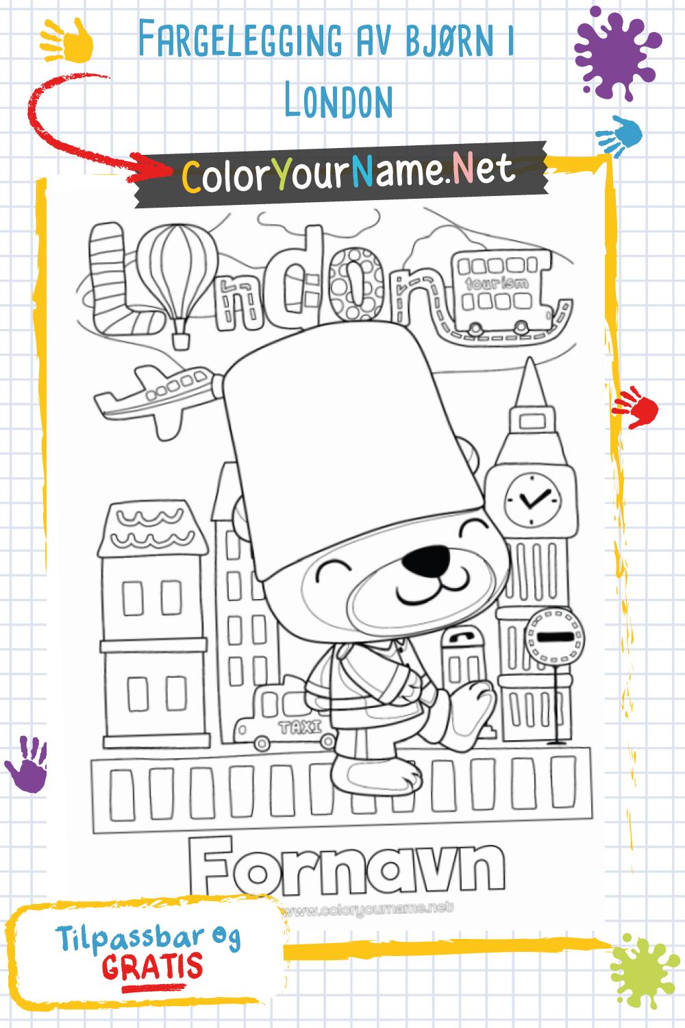 Fargelegging av bjørn i London