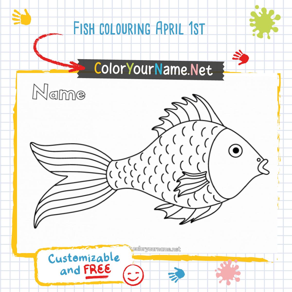 Fish colouring April 1st