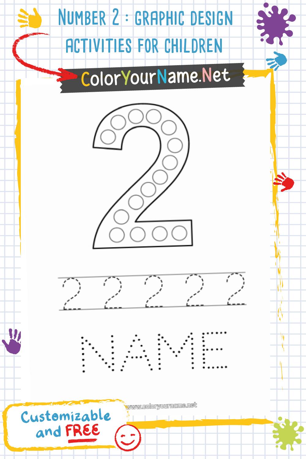 Number 2 : graphic design activities for children