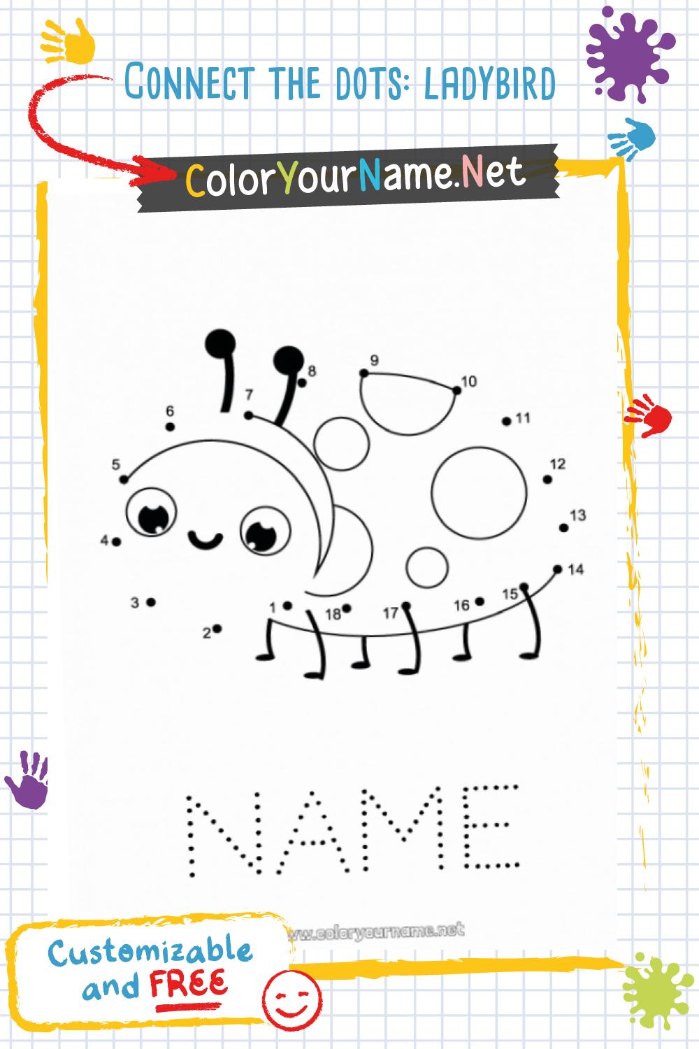 Connect the dots: ladybird