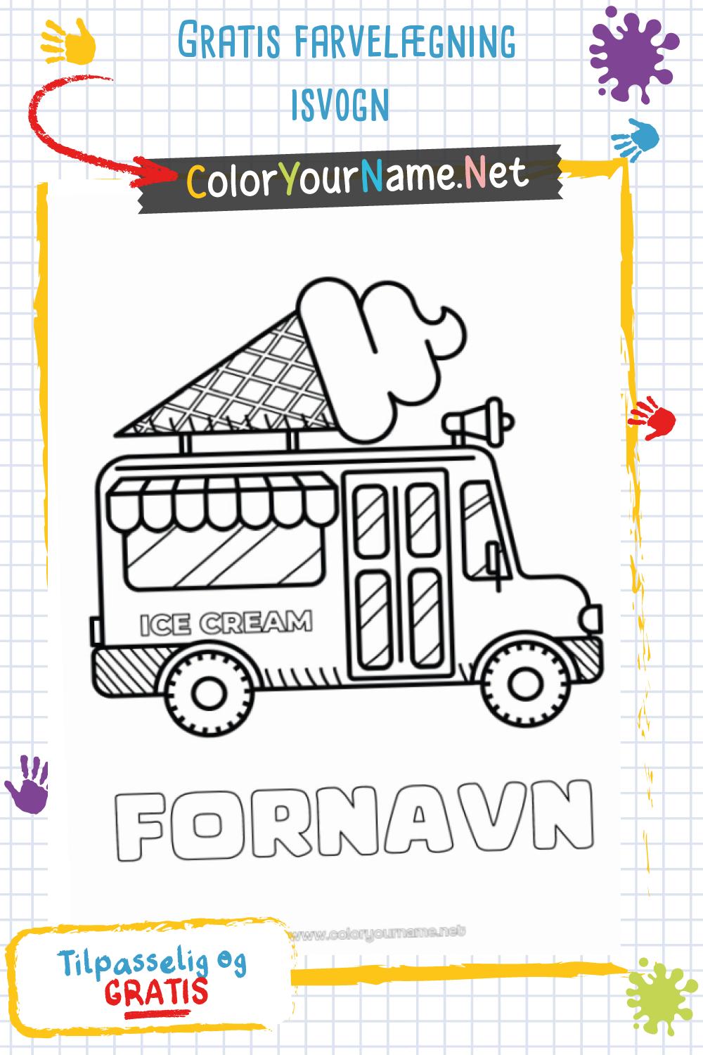 Gratis farvelægning isvogn