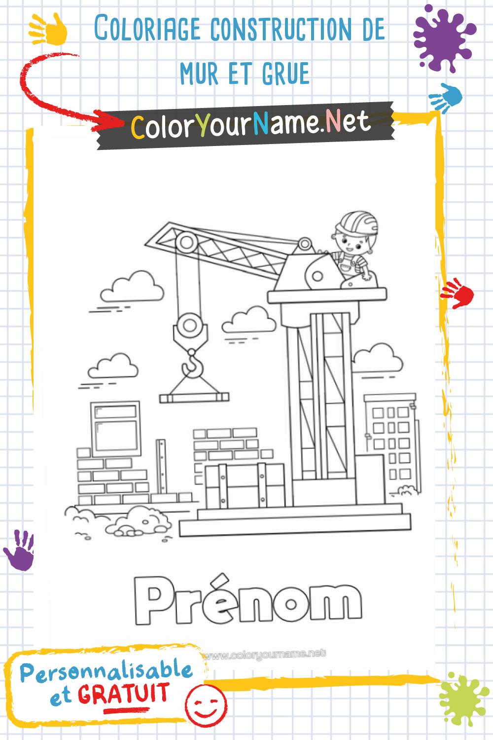 Coloriages De Chantier Livre De Coloriage Pour Enfants Sur Un Chantier
