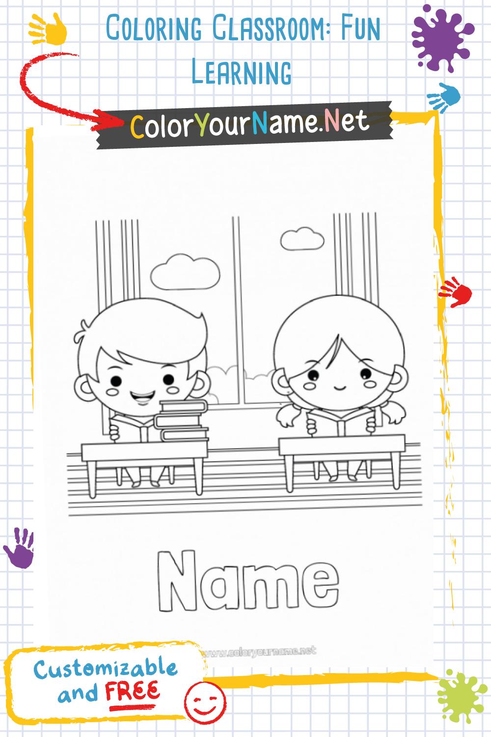 Coloring Classroom: Fun Learning