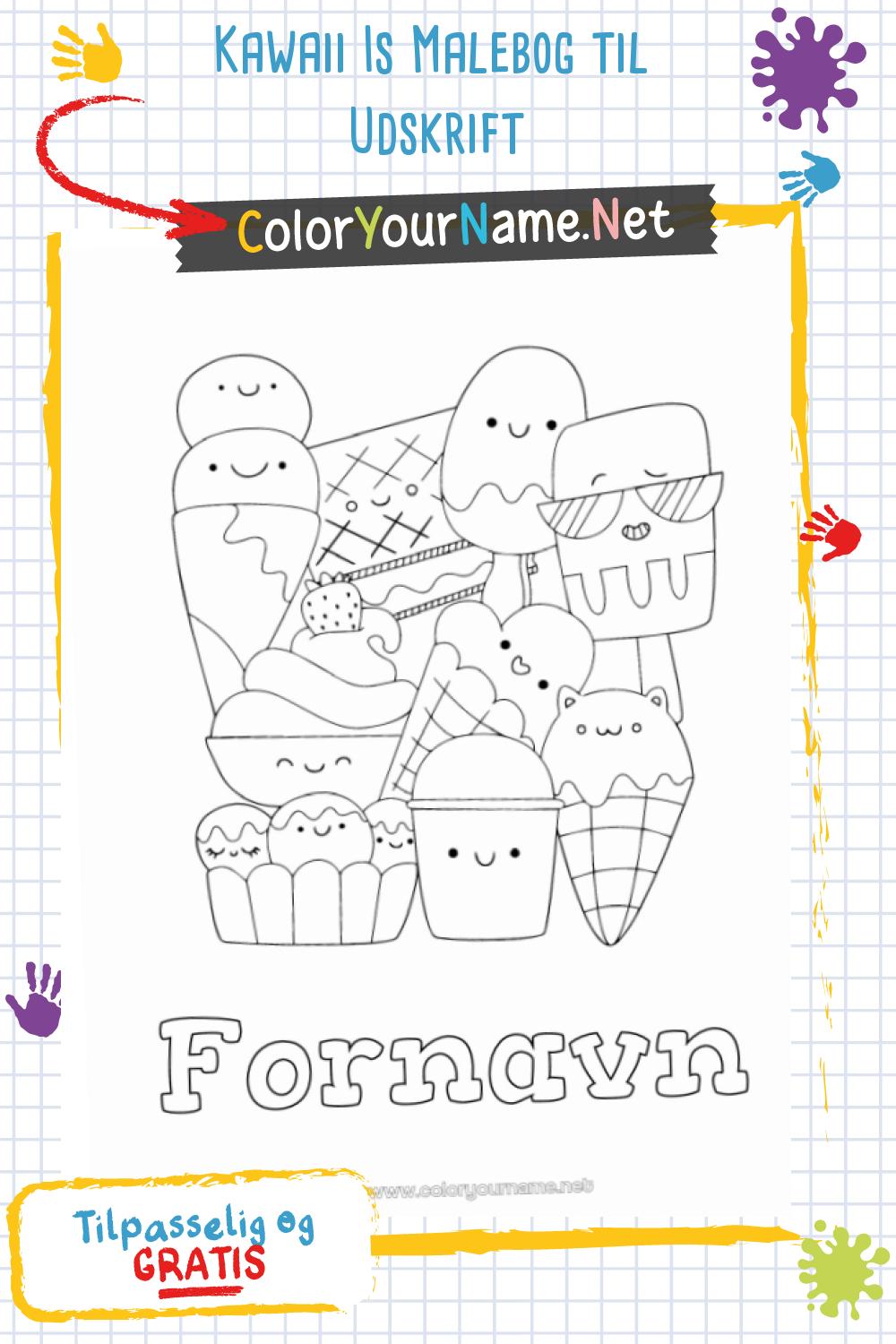 Kawaii Is Malebog til Udskrift