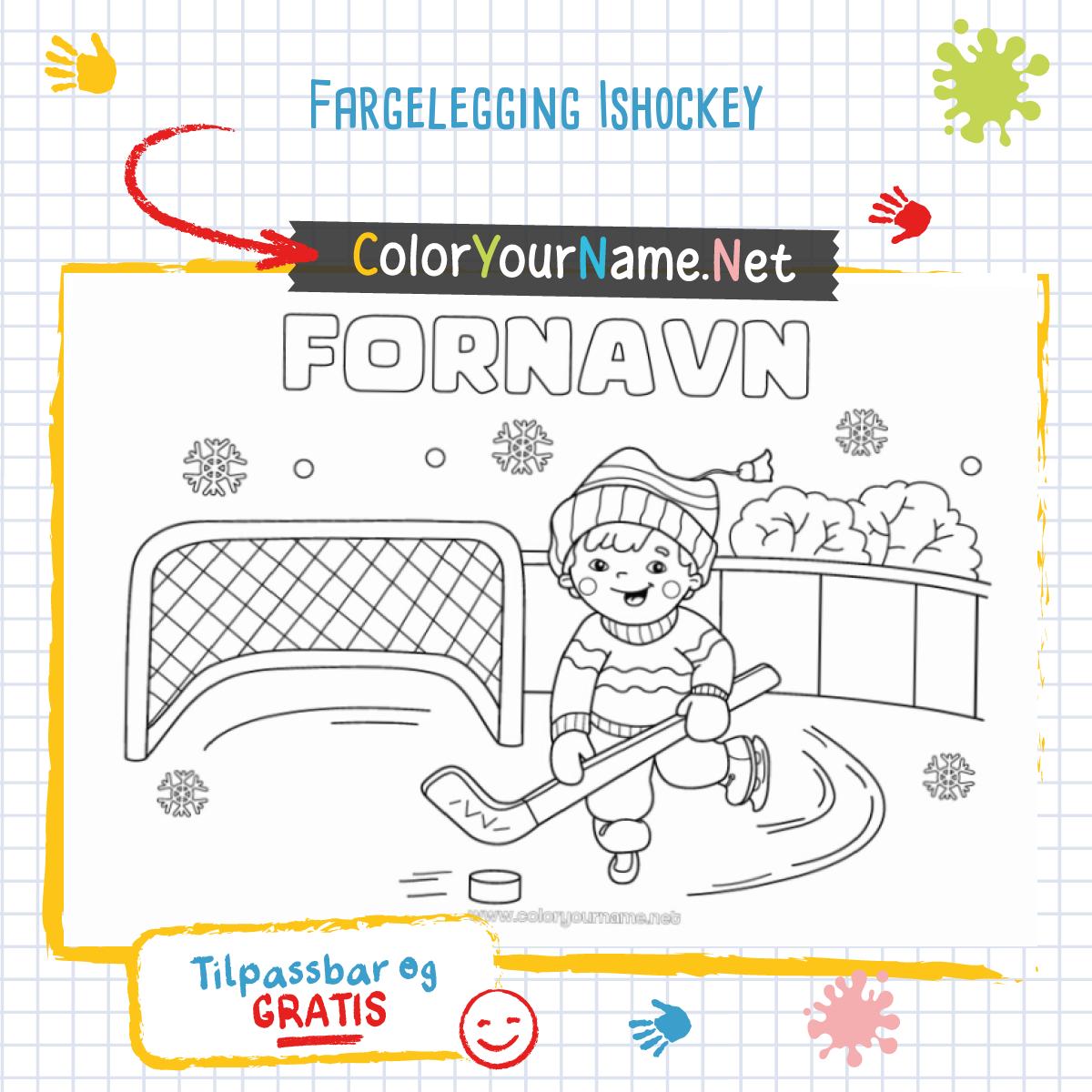 Fargelegging Ishockey
