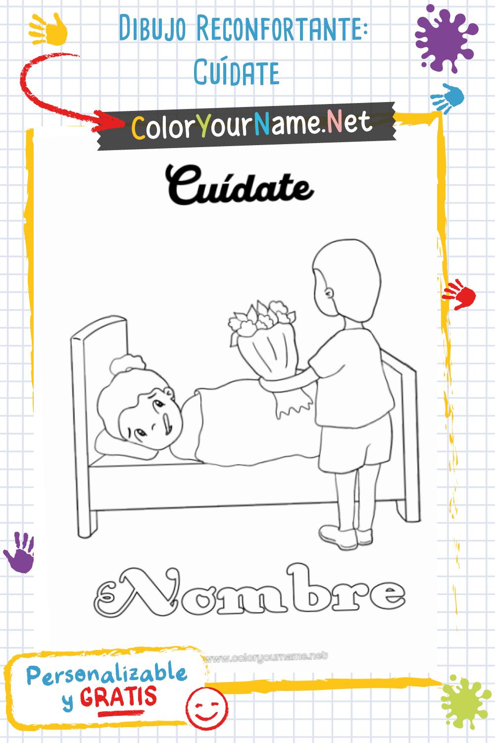 Dibujo Reconfortante: Cuídate