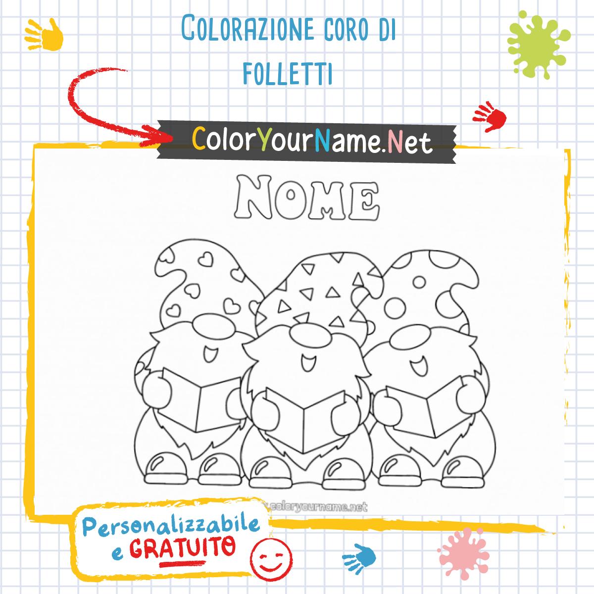 Colorazione coro di folletti