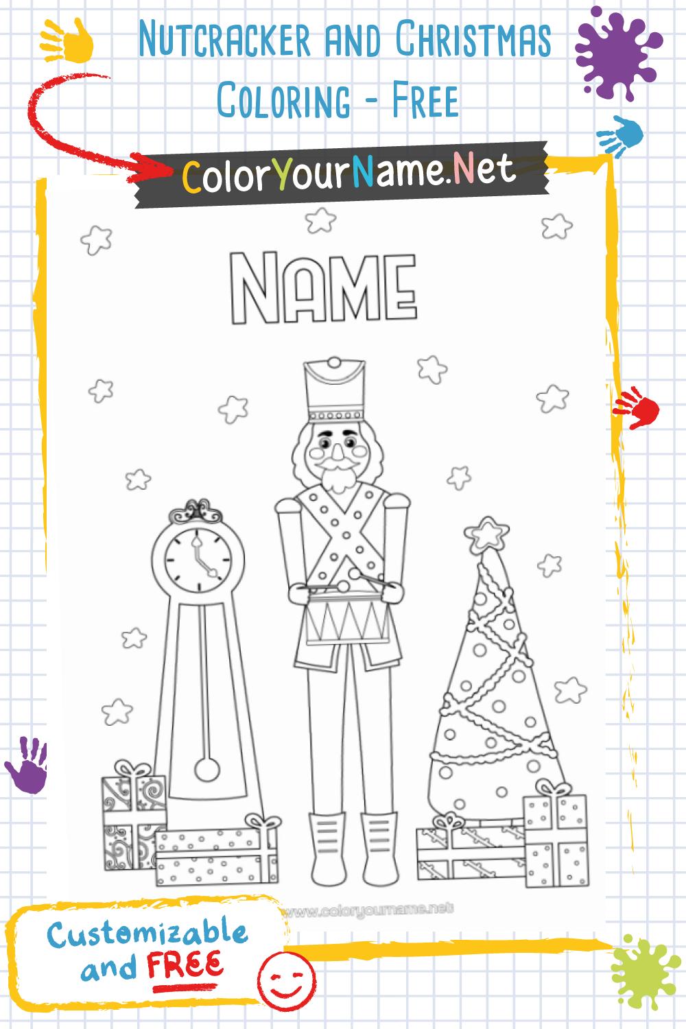 Nutcracker and Christmas Coloring - Free