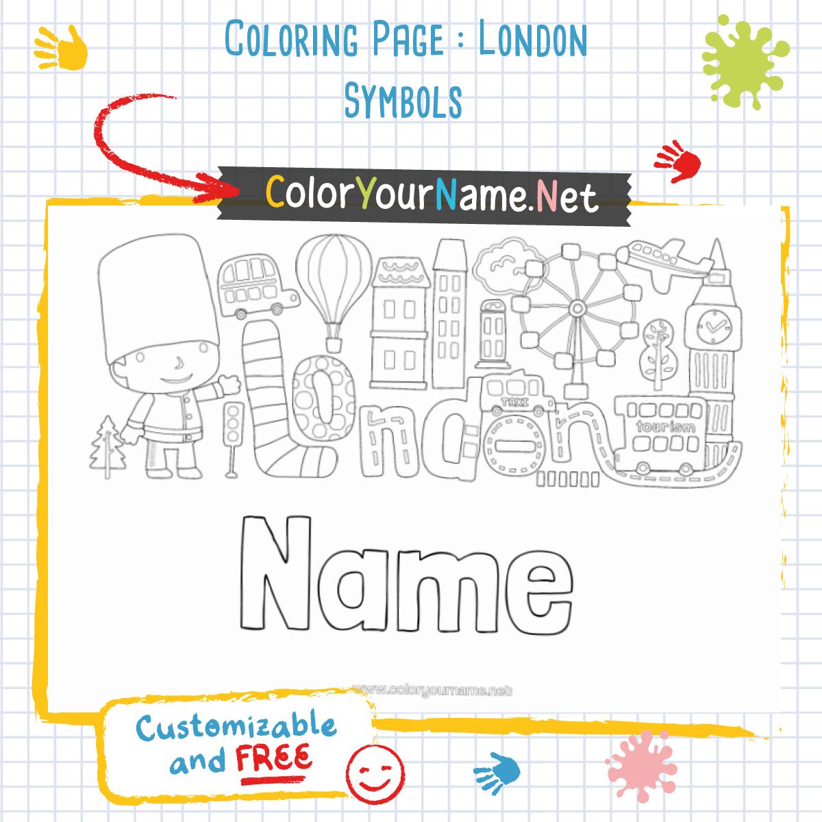 Coloring Page : London Symbols