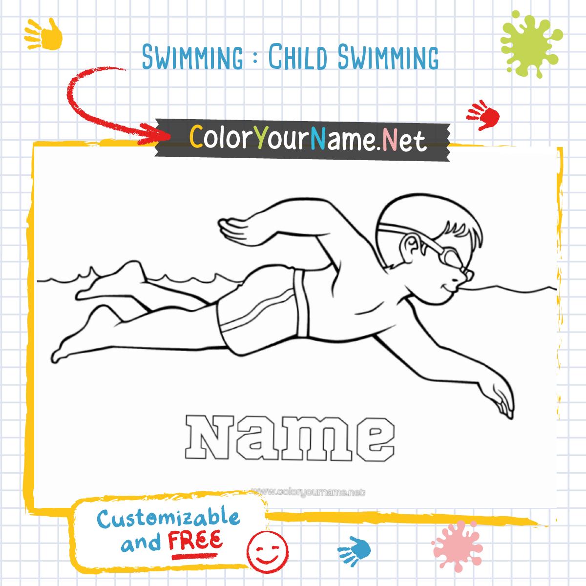 Swimming : Child Swimming