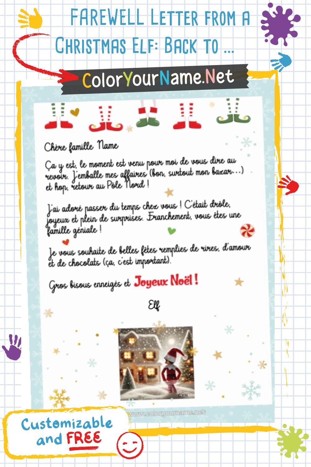 FAREWELL Letter from a Christmas Elf: Back to the North Pole