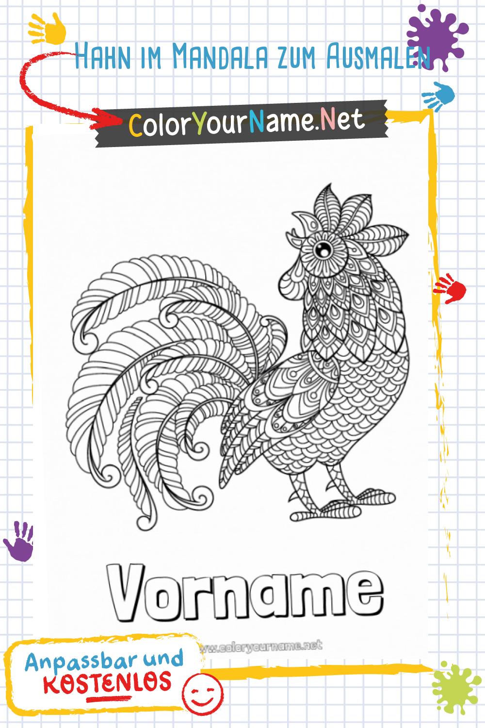 Malvorlage Nr.567 - Ruhig und gelassen Mandala Tier